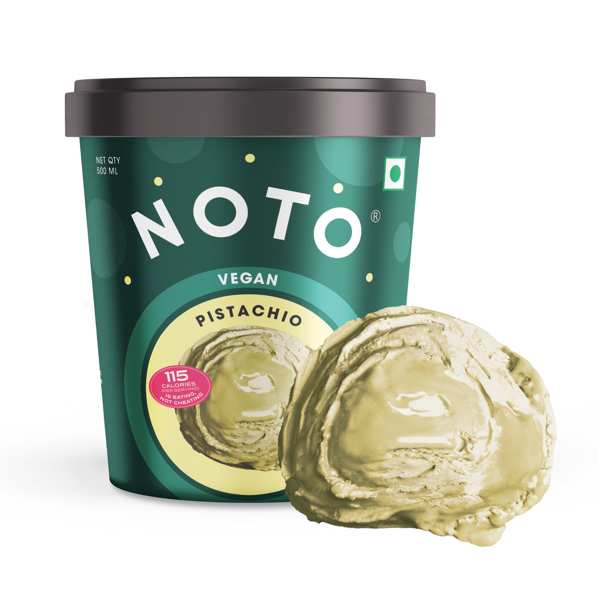 Vegan pistachio ice cream store
