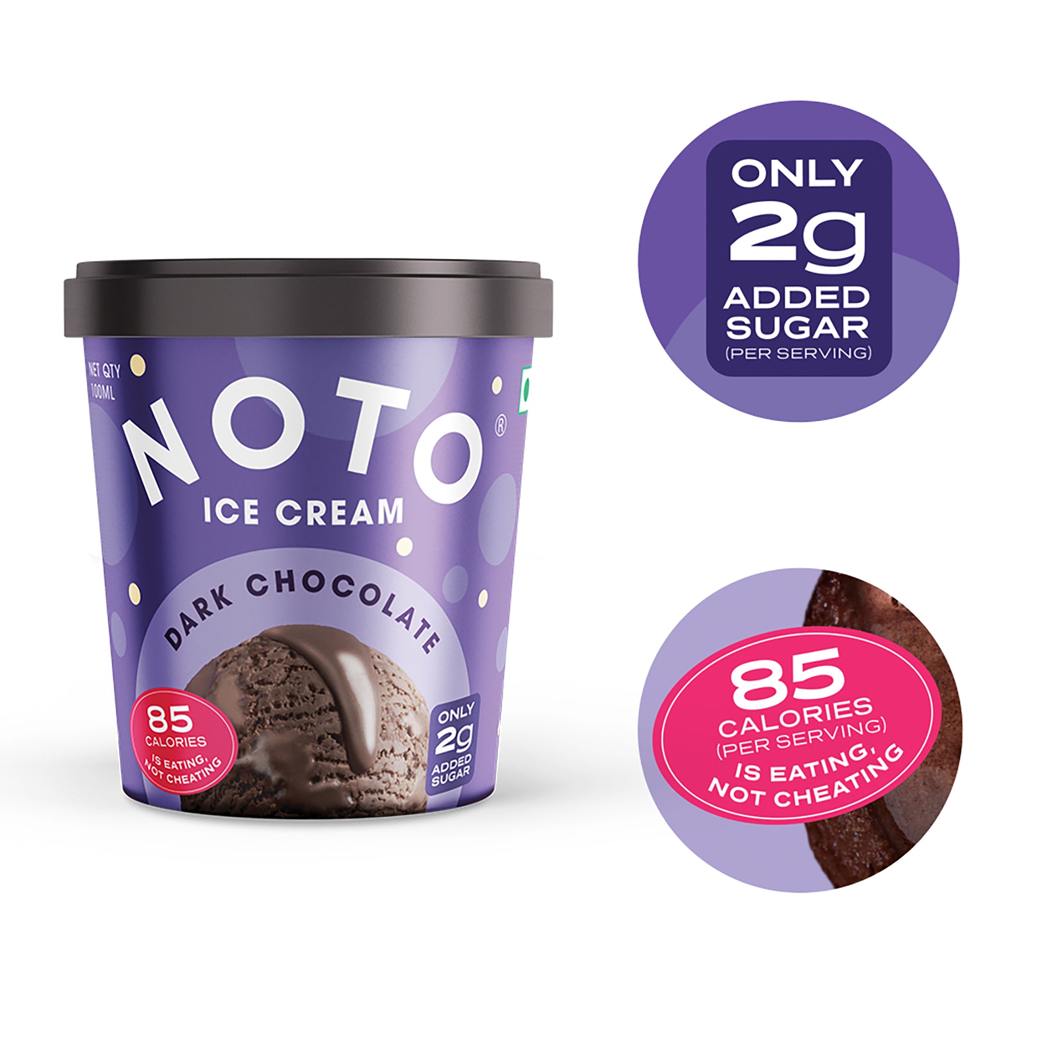 DARK CHOCOLATE – NOTO Healthy Ice Cream