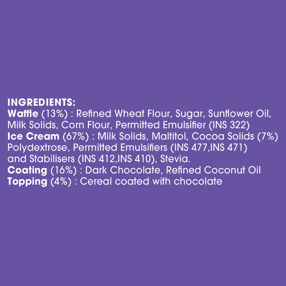 Rich Chocolate - Choco Taco [4 pieces] – NOTO Healthy Ice Cream